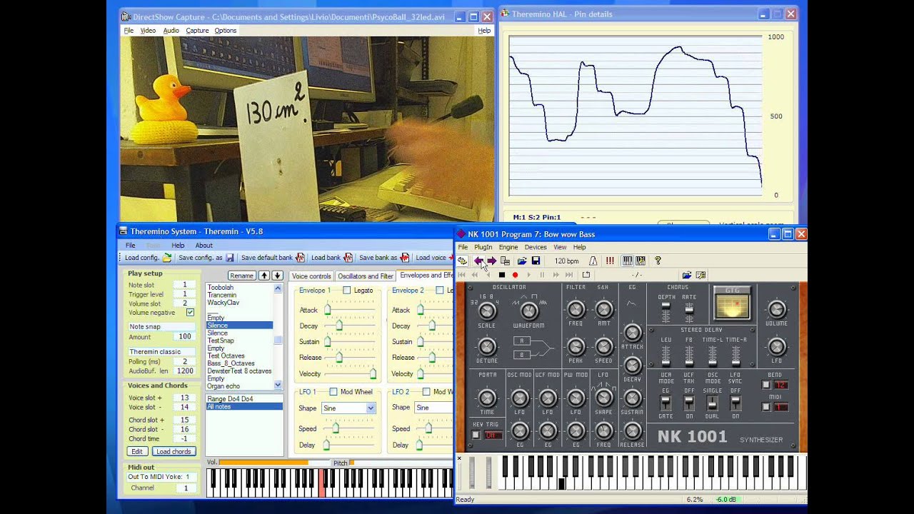 Theremino_Theremin modularity MIDI and VST - YouTube