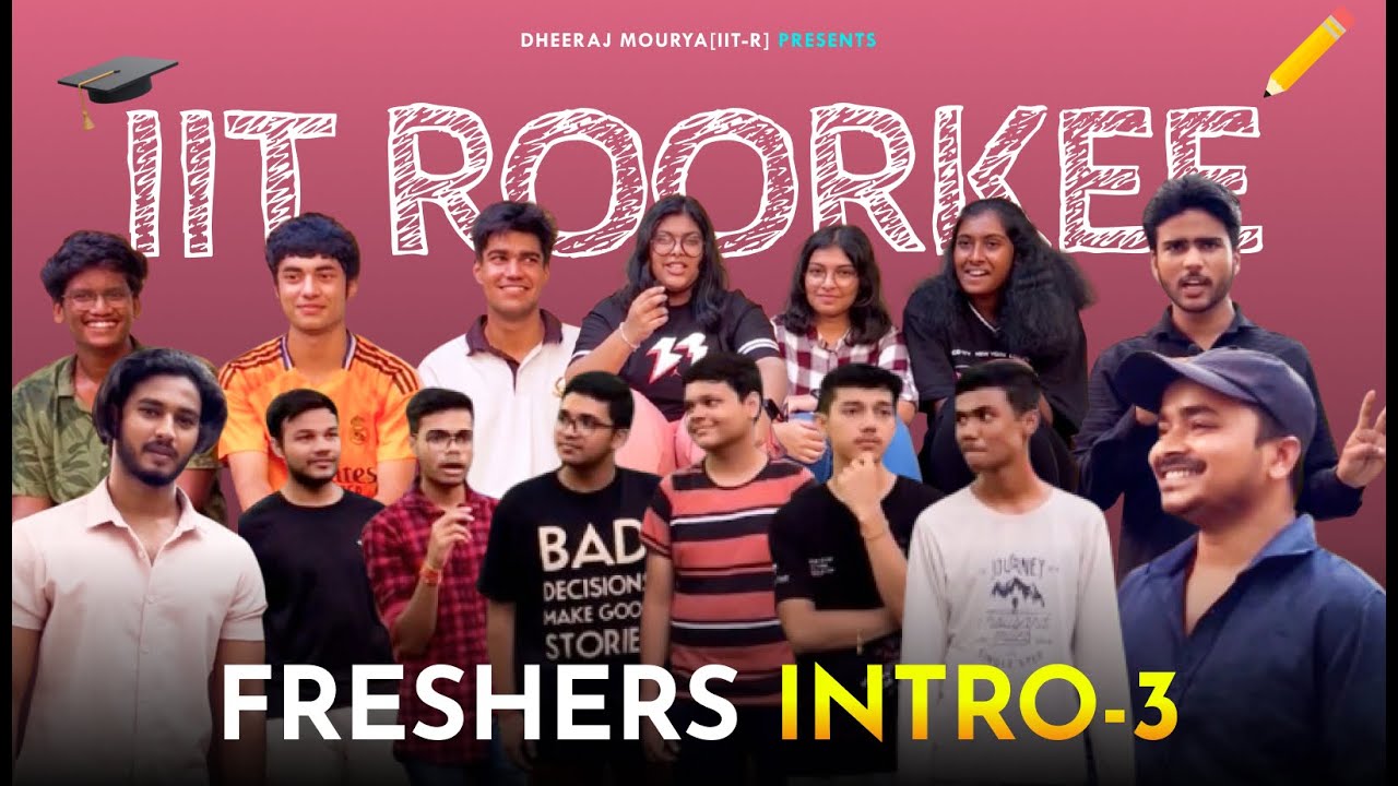 Fresher's Introduction-3 | Funniest Freshers IIT Roorkee | Video 317/ ...