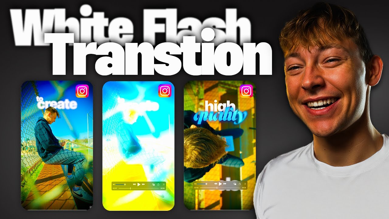 The CLEANEST White Flash Transition For Instagram Reels In Adobe ...