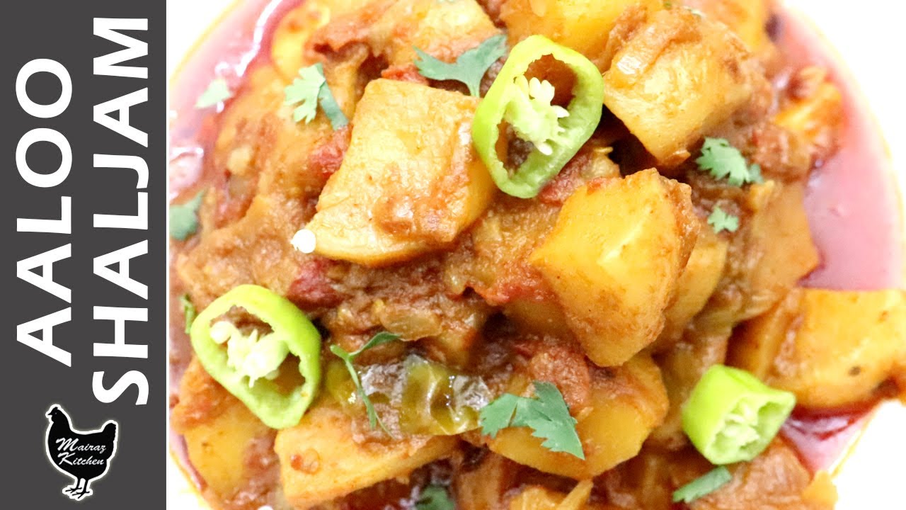 HOW TO MAKE AALOO SHALJAM KI SABZI | Potato Turnip curry Recipe ...