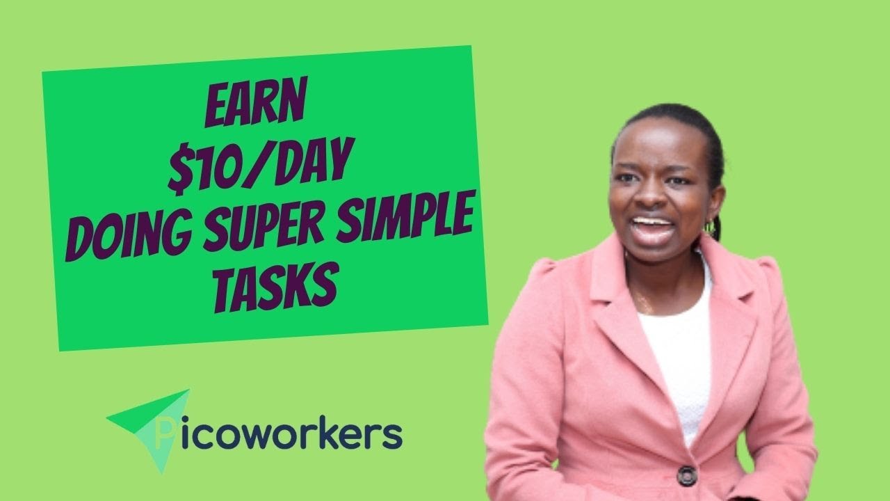 Earn $10 per Day Doing Super Simple Tasks | Picoworkers Review - YouTube