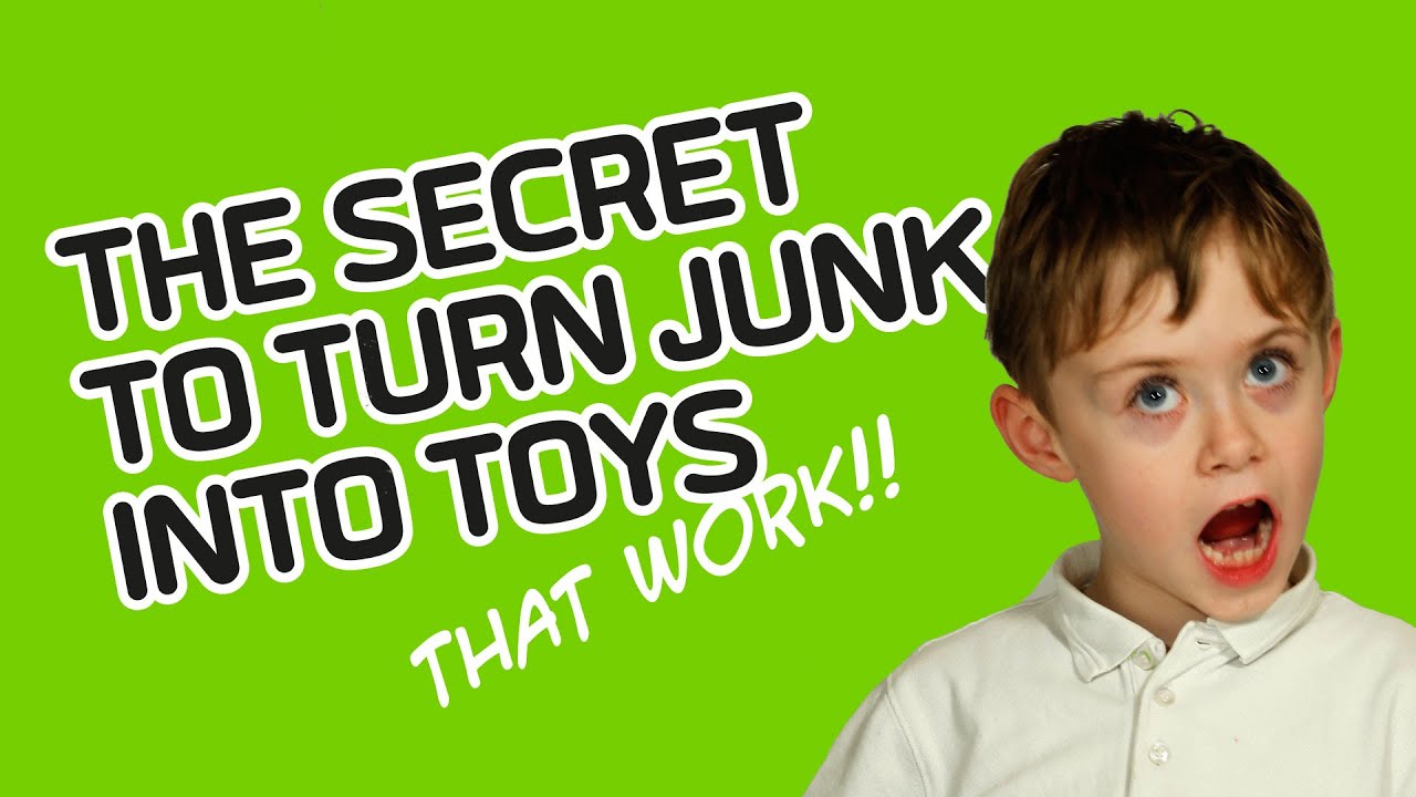 JUNKO (a new invention) makes junk into working toys!!! See out how it ...