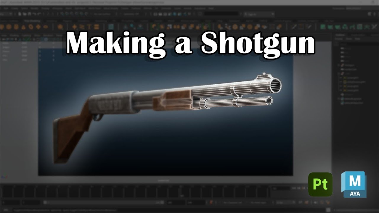 Making a Shotgun in 3 hours | Speed Modeling| - YouTube