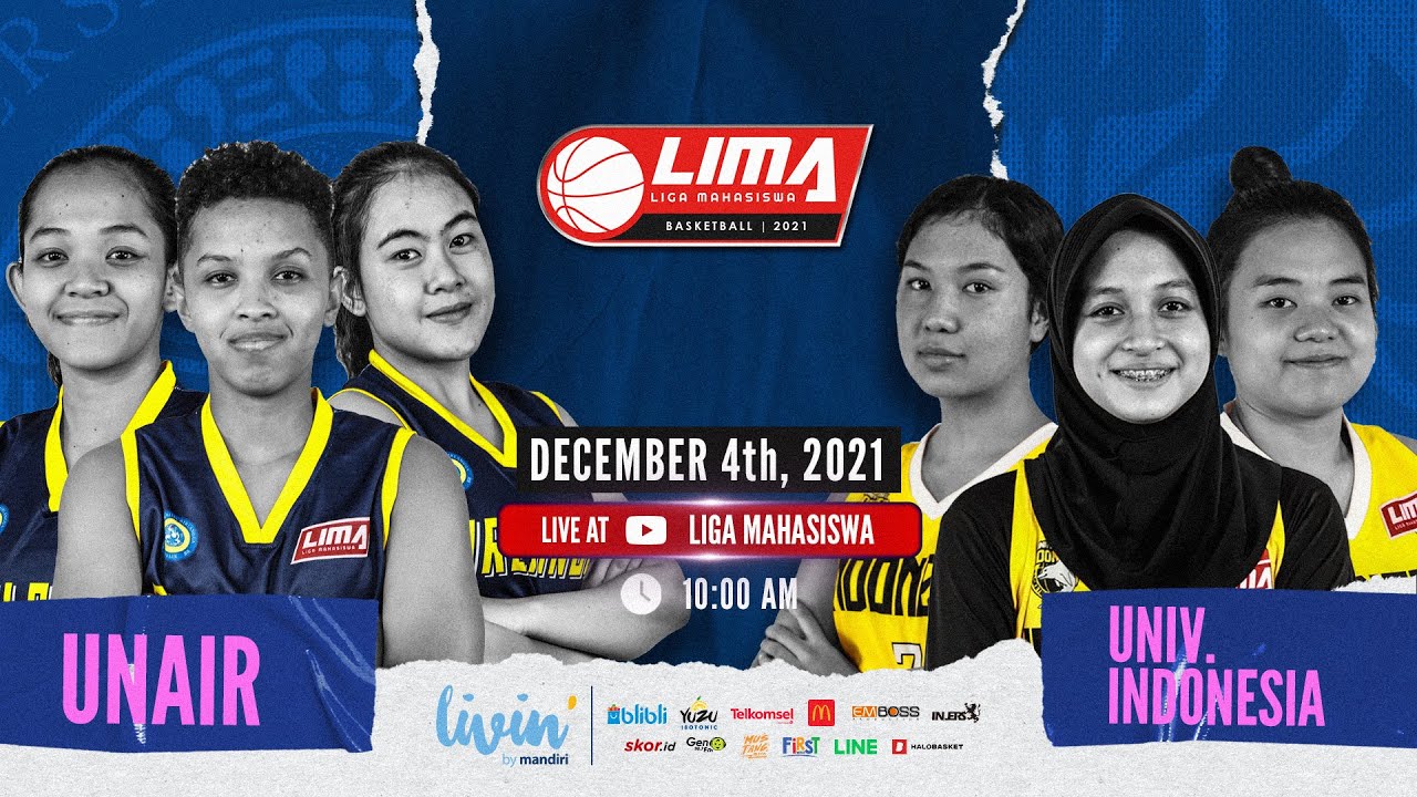 UNAIR VS UI WOMEN'S LIMA BASKETBALL 2021 - YouTube