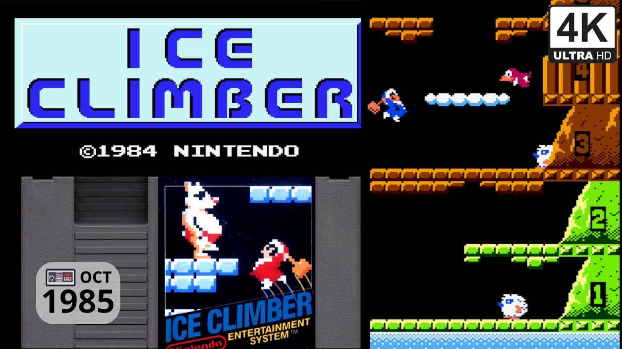 Ice Climber (Nintendo, Oct 1985) - NES Gameplay 4K - YouTube