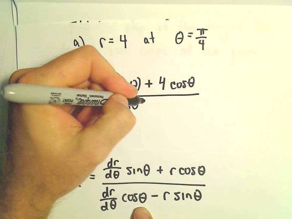 Slopes Of Tangent Lines In Polar Form Ex 1 YouTube slopes-of-tangent-lines-in-polar-form-ex-1-youtube