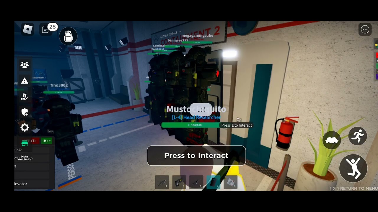 Riot sheid wall in scp site rp - YouTube