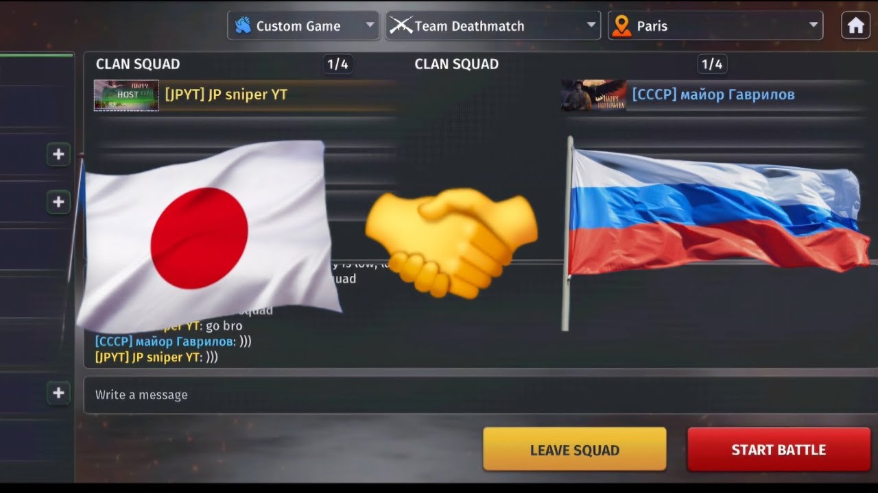 World War 2 Battle Combat Clan War 1vs1 JPYT vs CCCP 🔥 Strong Russian ...