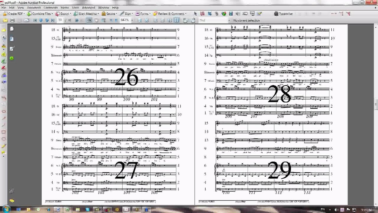 Musical score page layout with the SCORE program, part 08 - YouTube