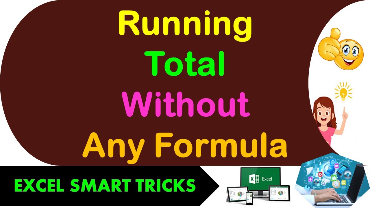 Calculate Running Balance Without Any Formula In Excel YouTube Calculate Running Balance Without Any Formula In Excel YouTube