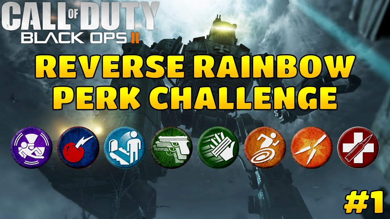 Working Toward the REVERSE RAINBOW PERK CHALLENGE! #1 (BO2 Origins ...