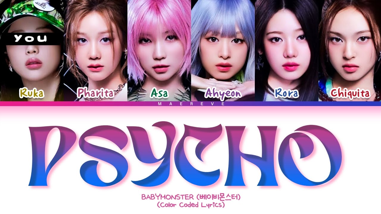 [KARAOKE] BABYMONSTER - 'PSYCHO' but you are Ruka (Color Coded Lyrics ...