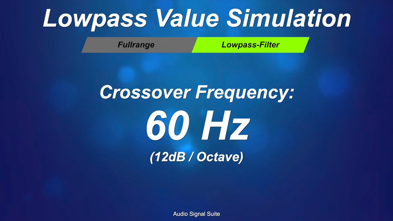 BASS TEST - Low Pass Value Simulation (Subwoofer Sound Check) - YouTube