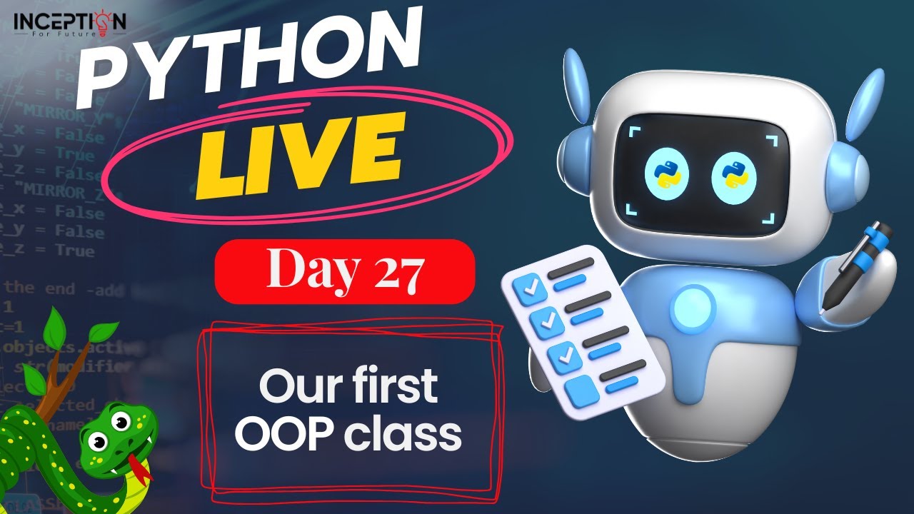 Day 27 Oop In Python Bangla Tutorial Our First Oop Class Python 4462