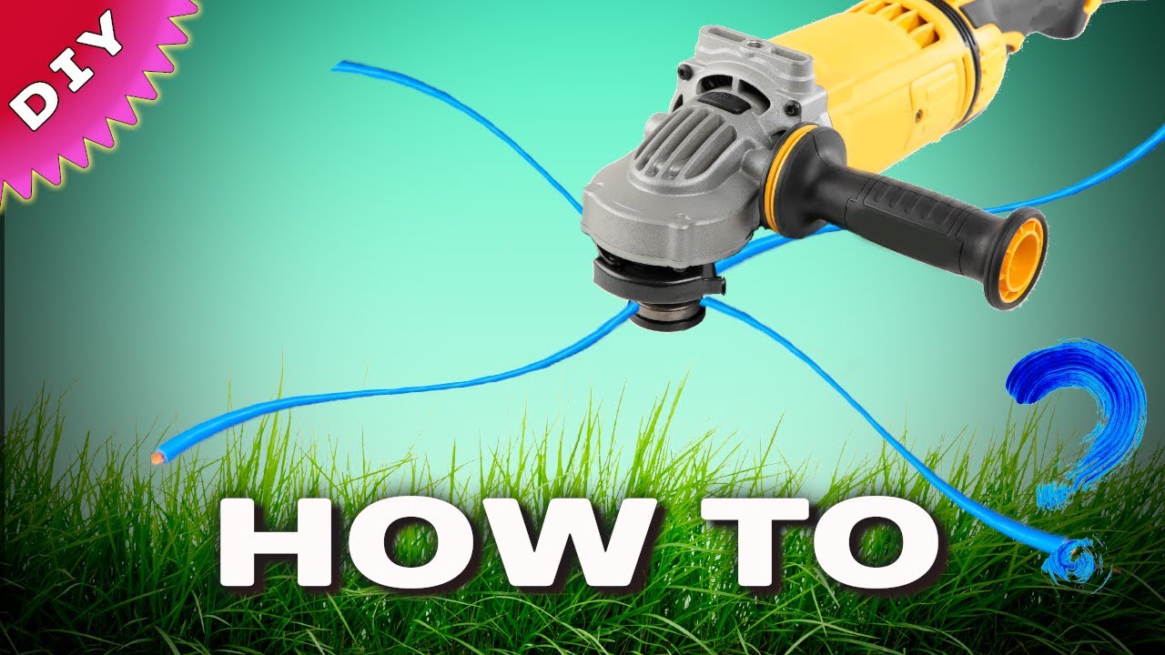 Build a GRASS CUTTER MACHINE with Just an Angle Grinder! - YouTube