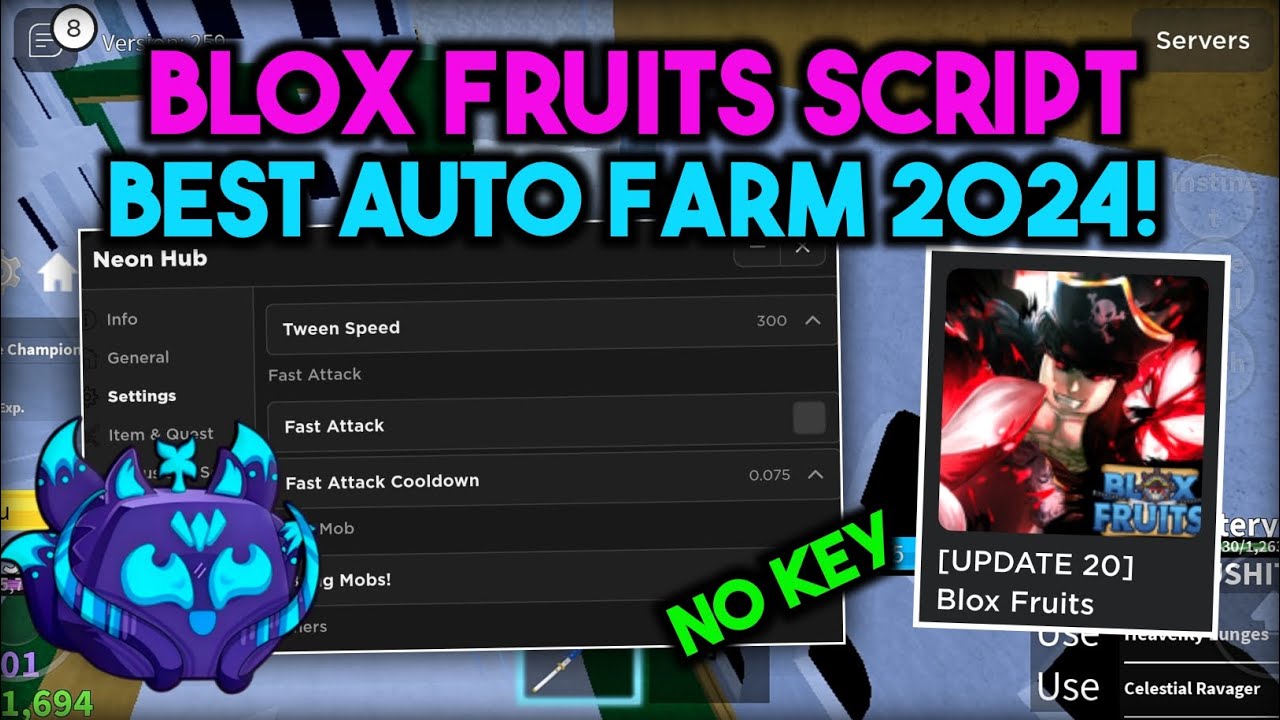 Blox Fruits Script New Update Auto Farm Quest | Sea Event | Fruit ...