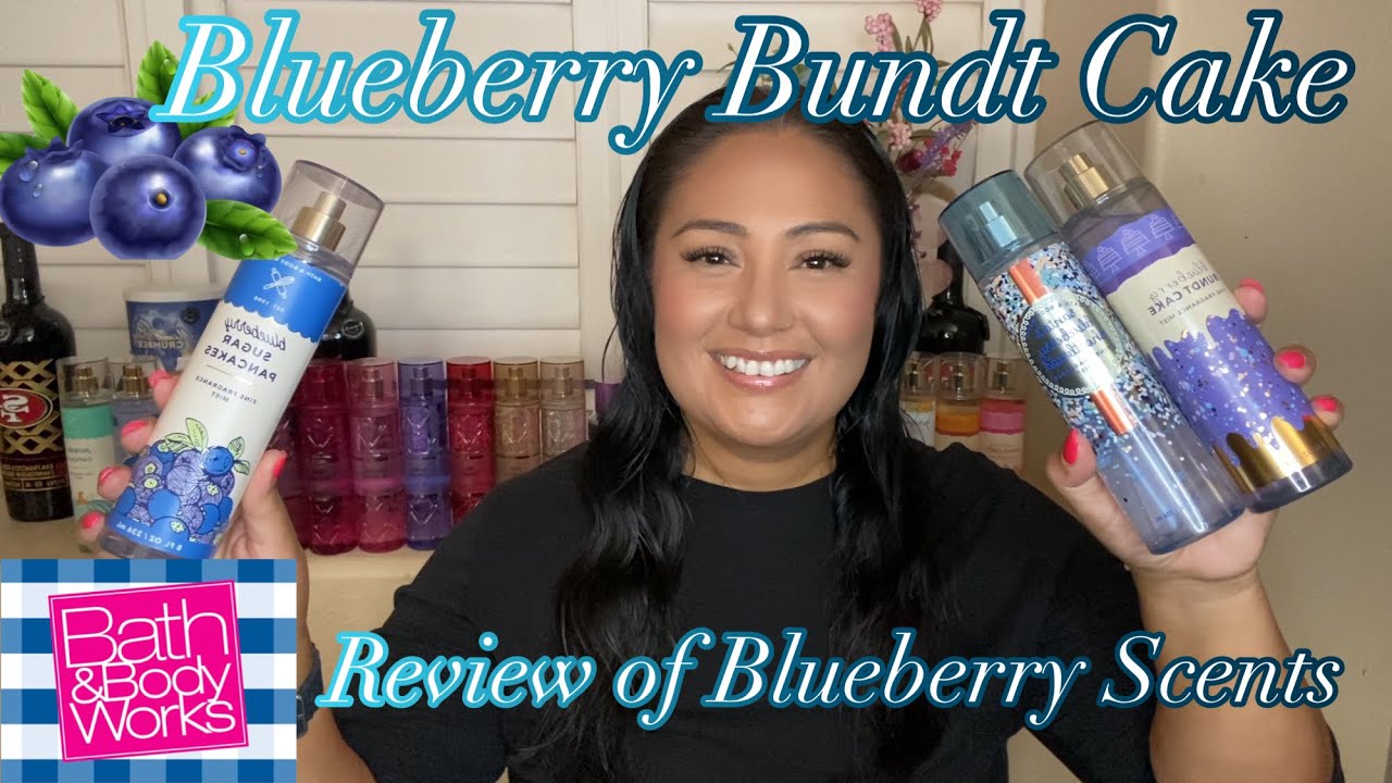 🫐Blueberry Bundt Cake Review 🫐 Bath & Body Works Blueberry Fragrance ...