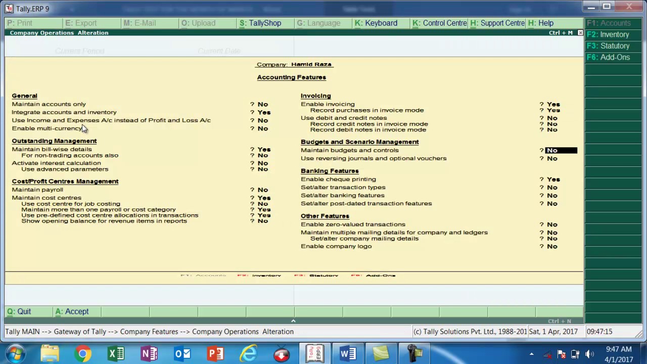 New Era Tally Test 1 - YouTube