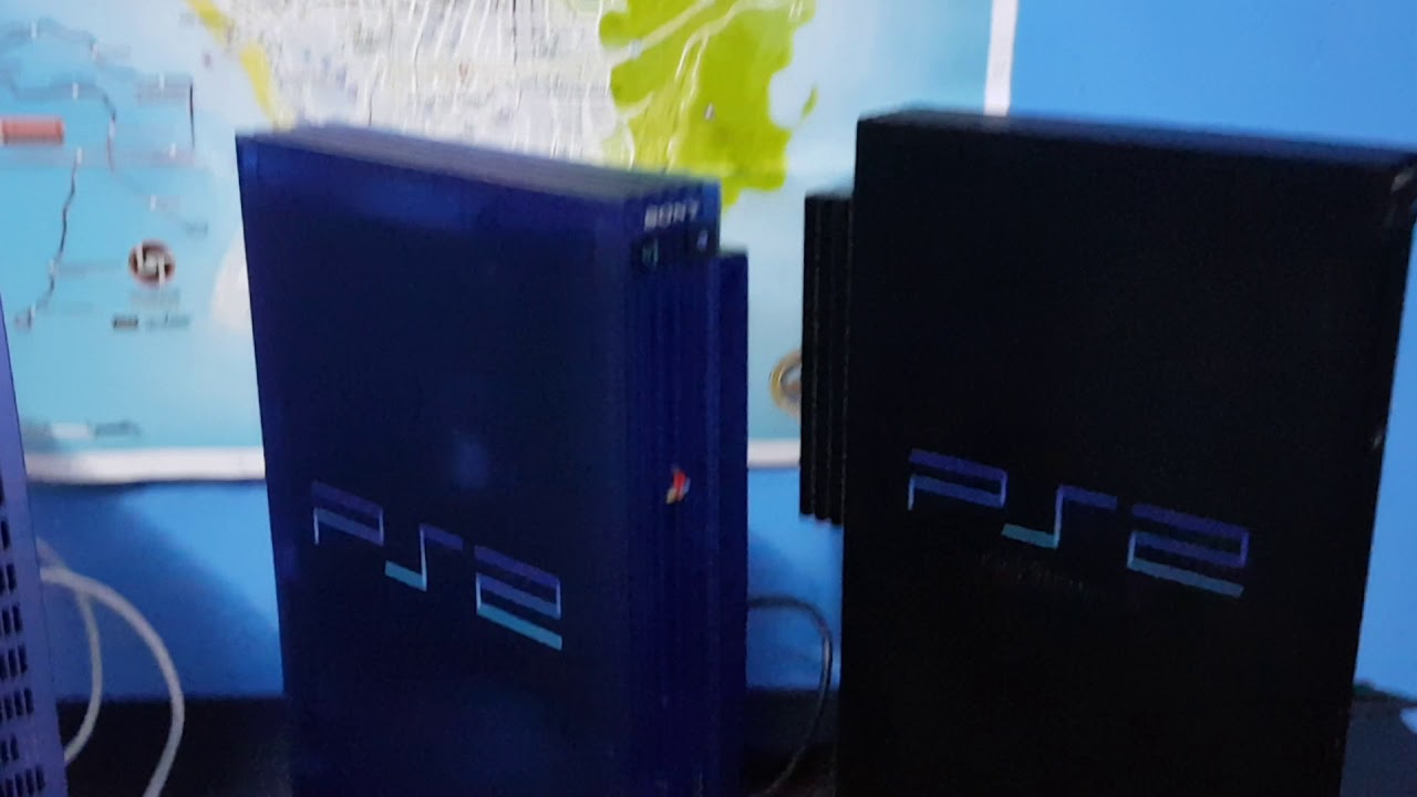 PlayStation ocean blue aqua blue e Black - YouTube