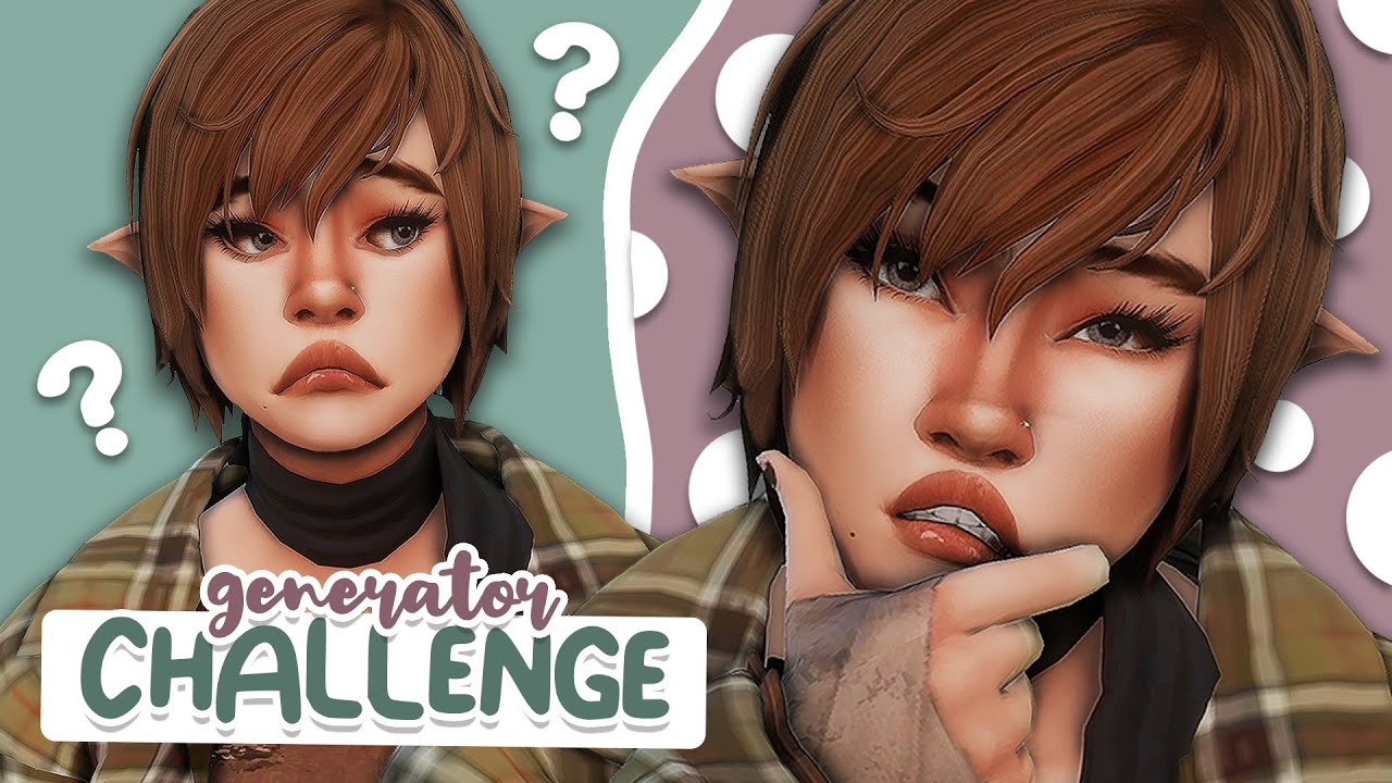 Letting a RANDOM GENERATOR make my Sim! | Sims 4 Create a Sim Challenge ...