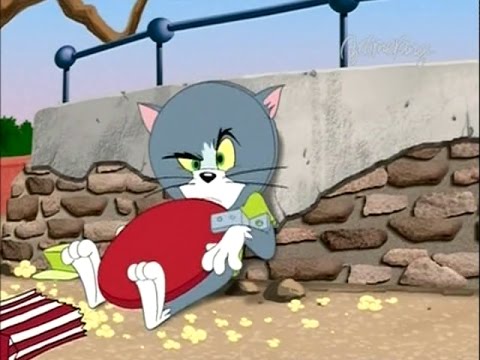 Tom and Jerry: Tom head flattened by a sign - YouTube