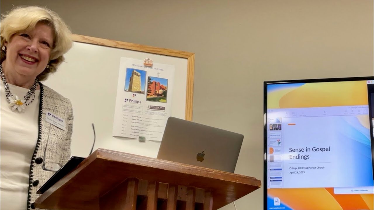 Sunday School video: Sense in Gospel Endings - Nancy Claire Pittman ...