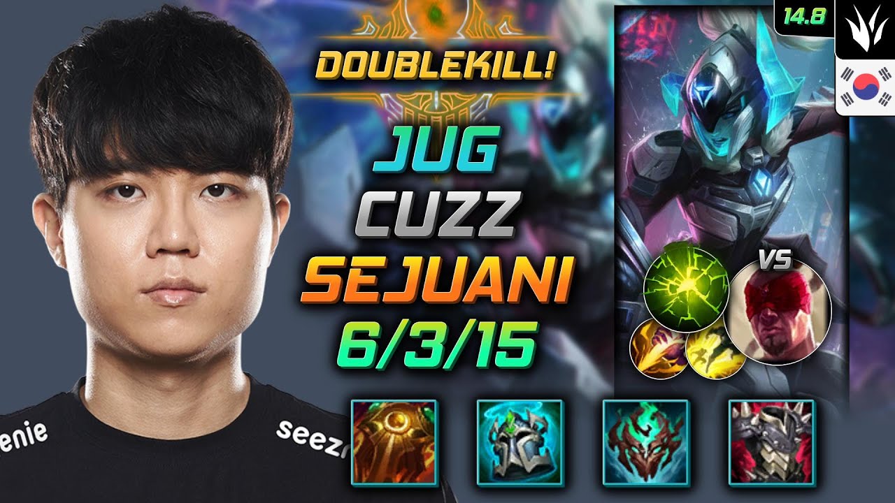 Sejuani Jungle Build Cuzz Sunfire Aegis Aftershock - LOL KR Challenger ...