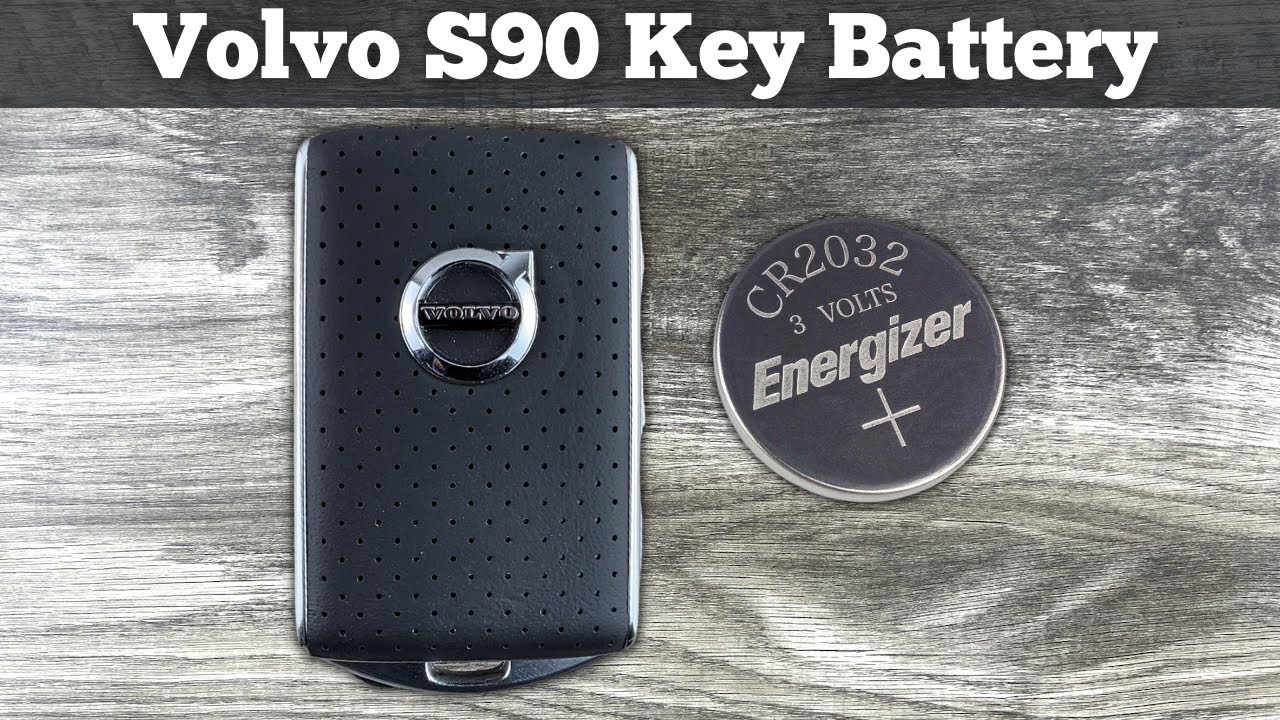 How To Replace A 2017 - 2020 Volvo S90 Key Fob Battery - Change ...
