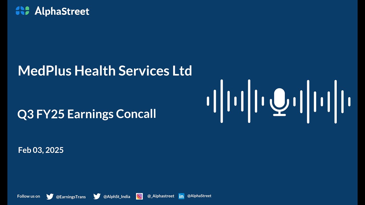 MedPlus Health Services Ltd Q3 FY2024-25 Earnings Conference Call - YouTube