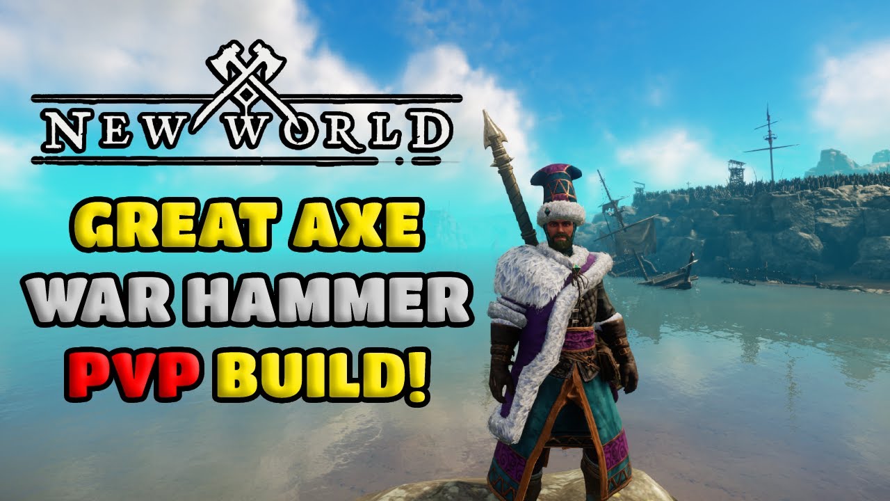 New World Great Axe/War Hammer Bruiser Build! (Fellowship & Fire) - YouTube