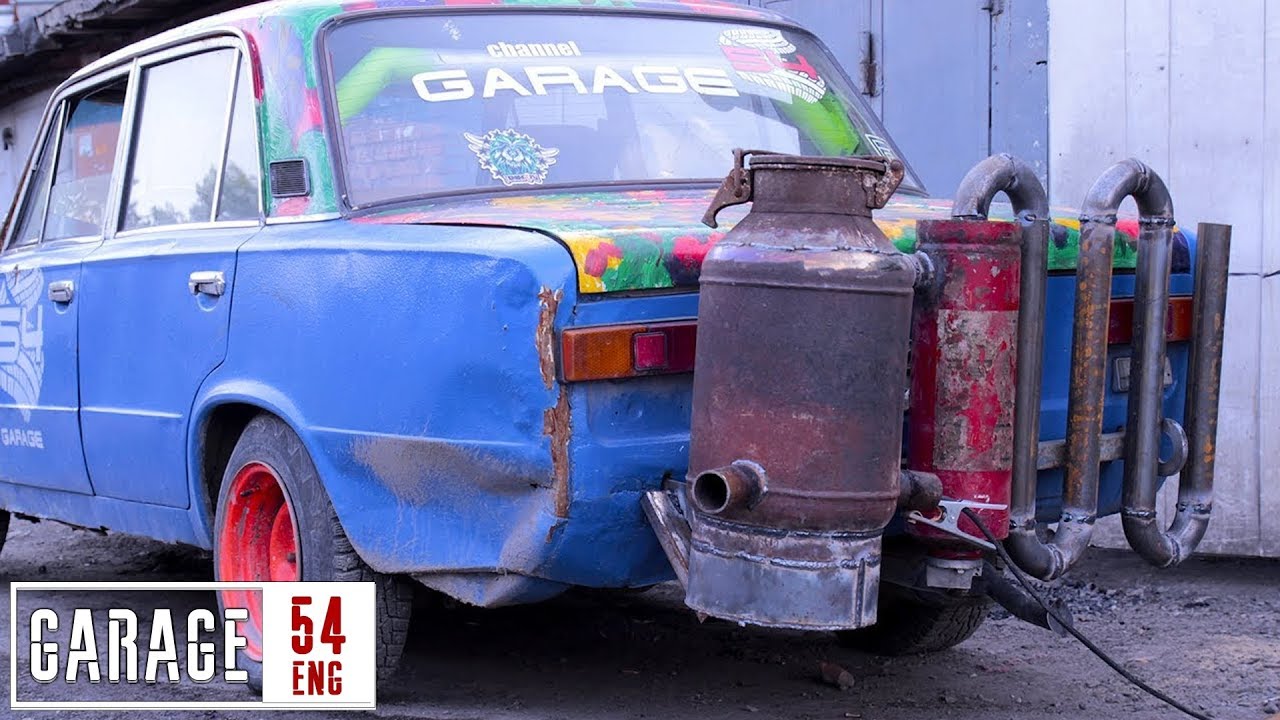 Converting a car to run on firewood - YouTube