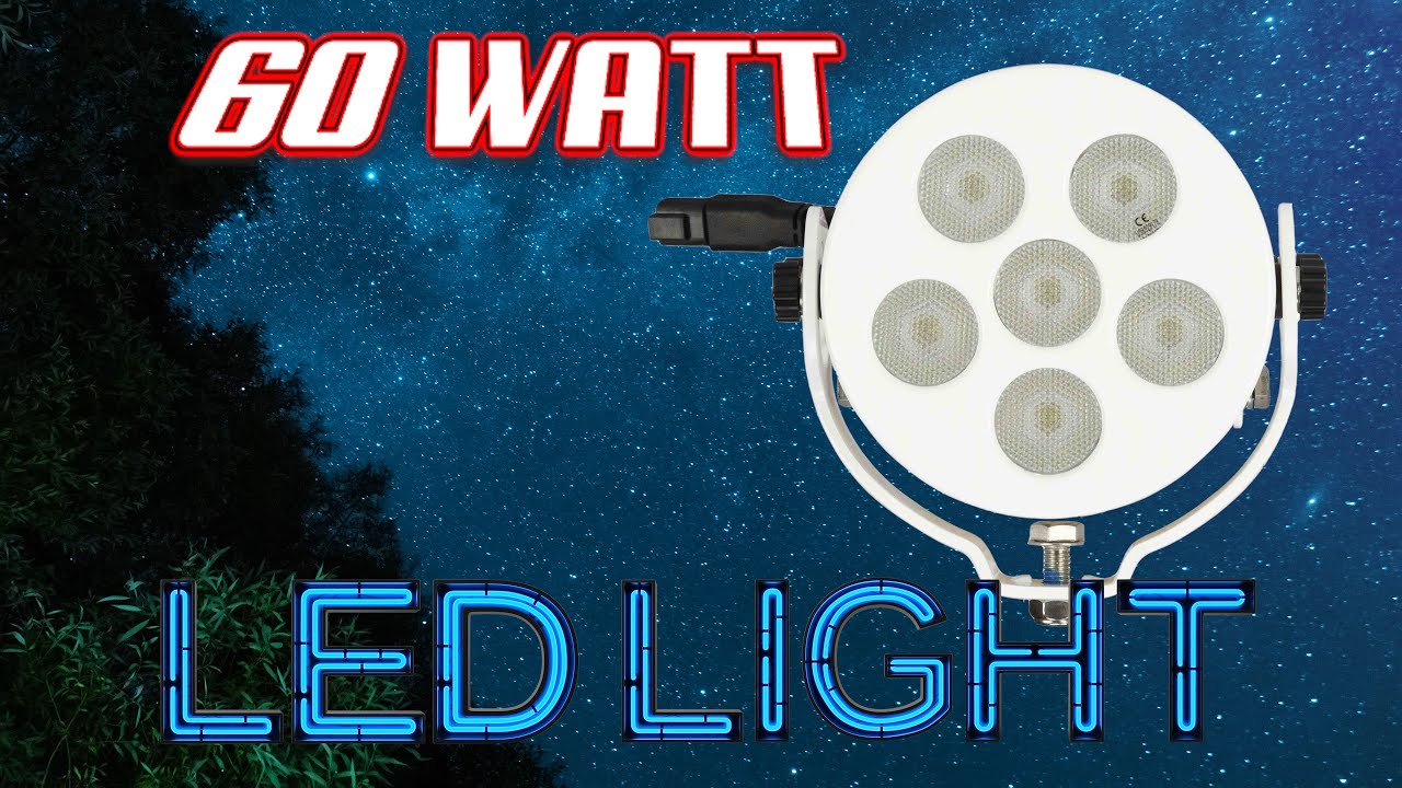 Portable LED Light for Commercial and Industrial Applications - YouTube