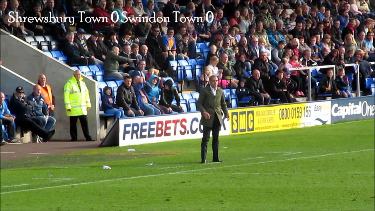 Shrewsbury Town V Swindon Town Simon Ferry Goal - YouTube