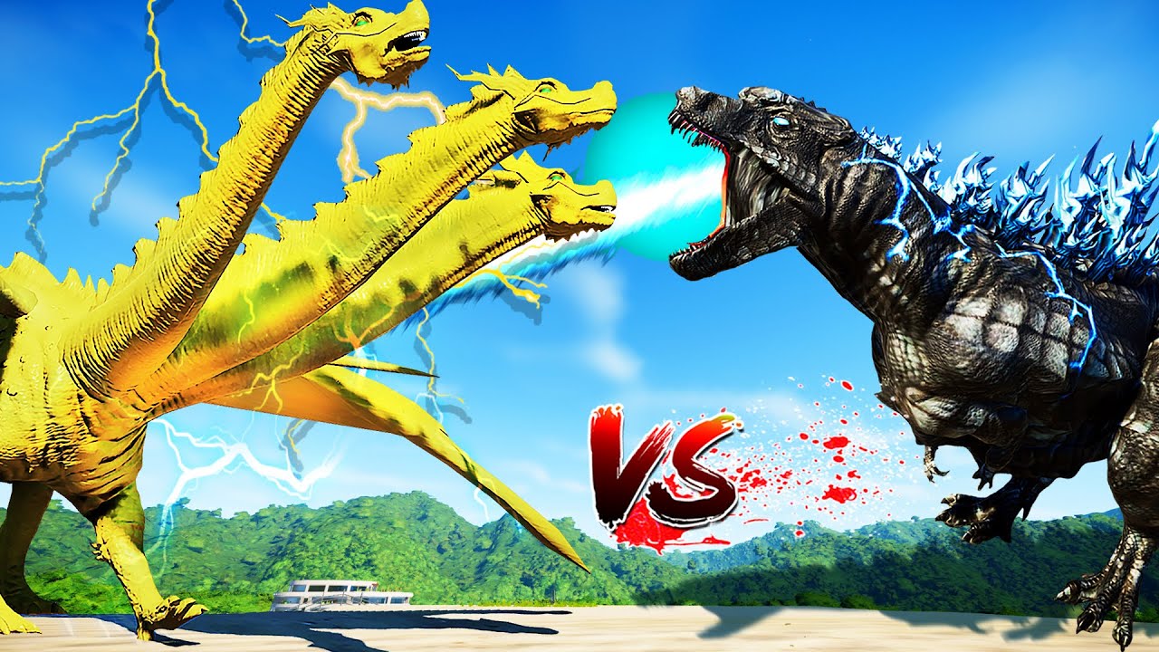 Jurassic World Evolution🌍 NEW Godzilla 2019!! King Ghidorah,Gigan ...