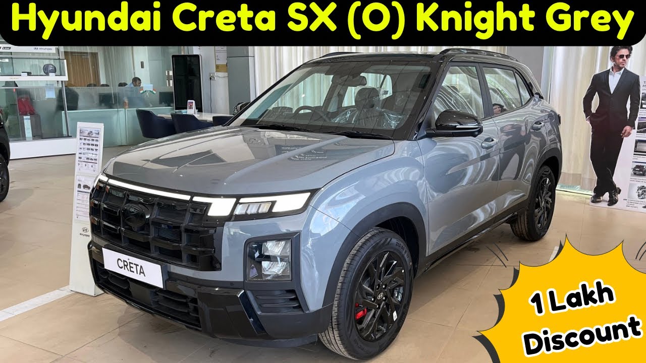 Hyundai creta SX (O) Knight Grey 2024 || Mafia Creta ☠️ @17.58 Lakh🔥 # ...