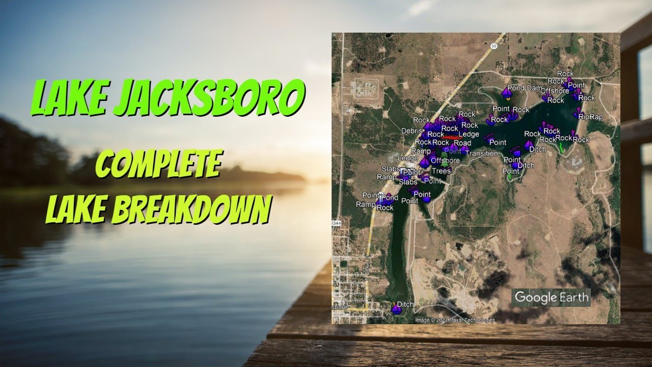 Lake Jacksboro - Lake Breakdown - Find the Bass Fast!! - YouTube
