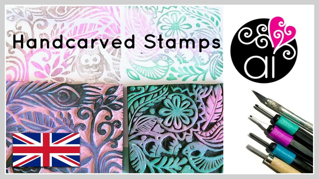 Handcarved Stamps | Tutorial DIY | How to make your customized Stamps ...