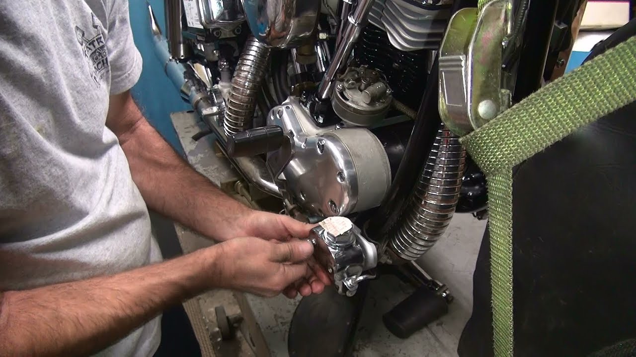 1965 panhead #162 74ci flh motor rebuild and bike repair harley by ...