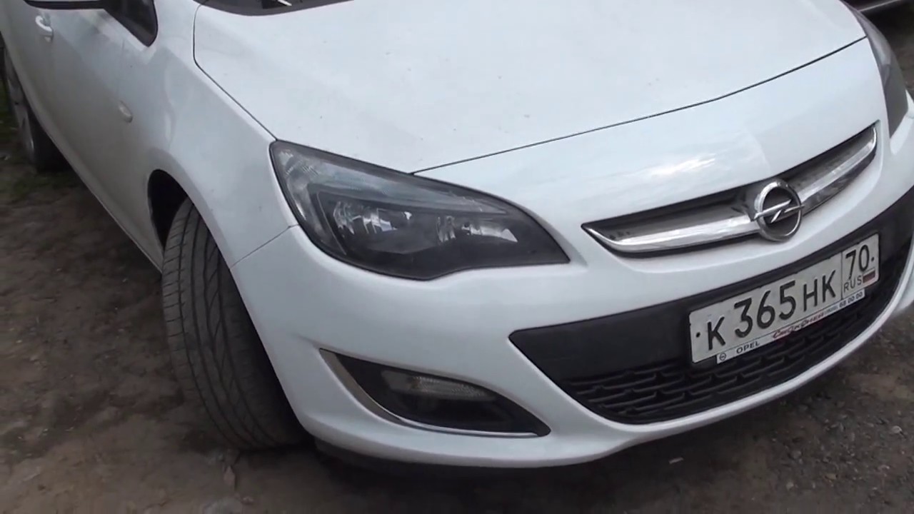Opel Astra бампер готов - YouTube