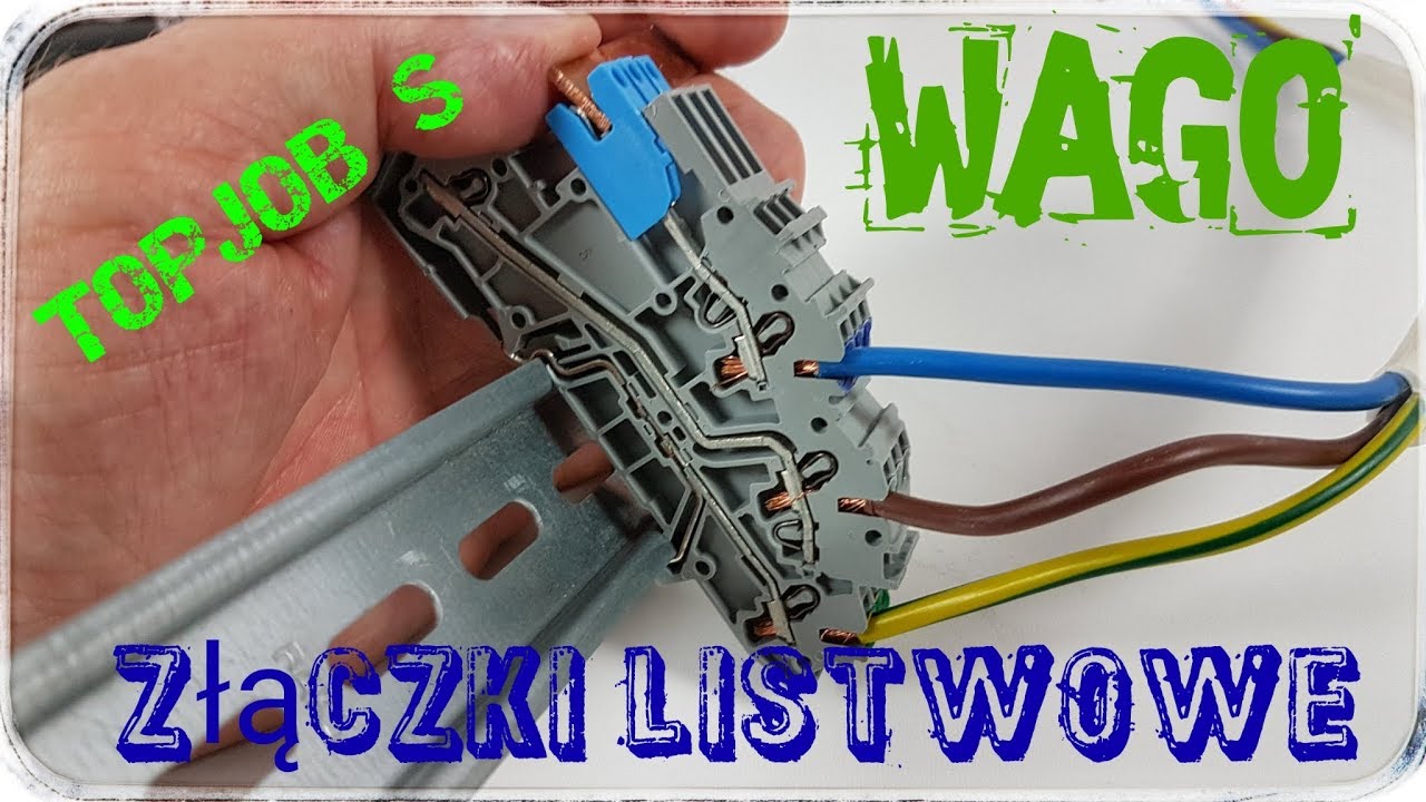 Z cyklu: rozwiązania WAGO: Złączki WAGO TOPJOB® S z łącznikiem ...