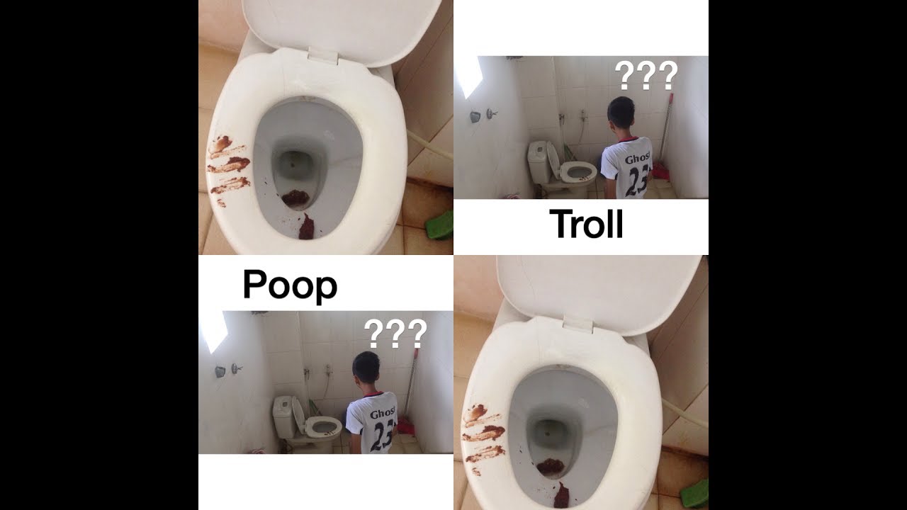 Rine-TROLL BỰA thằng đệ bằng SHIT giả [Fake Poop Prank] - YouTube