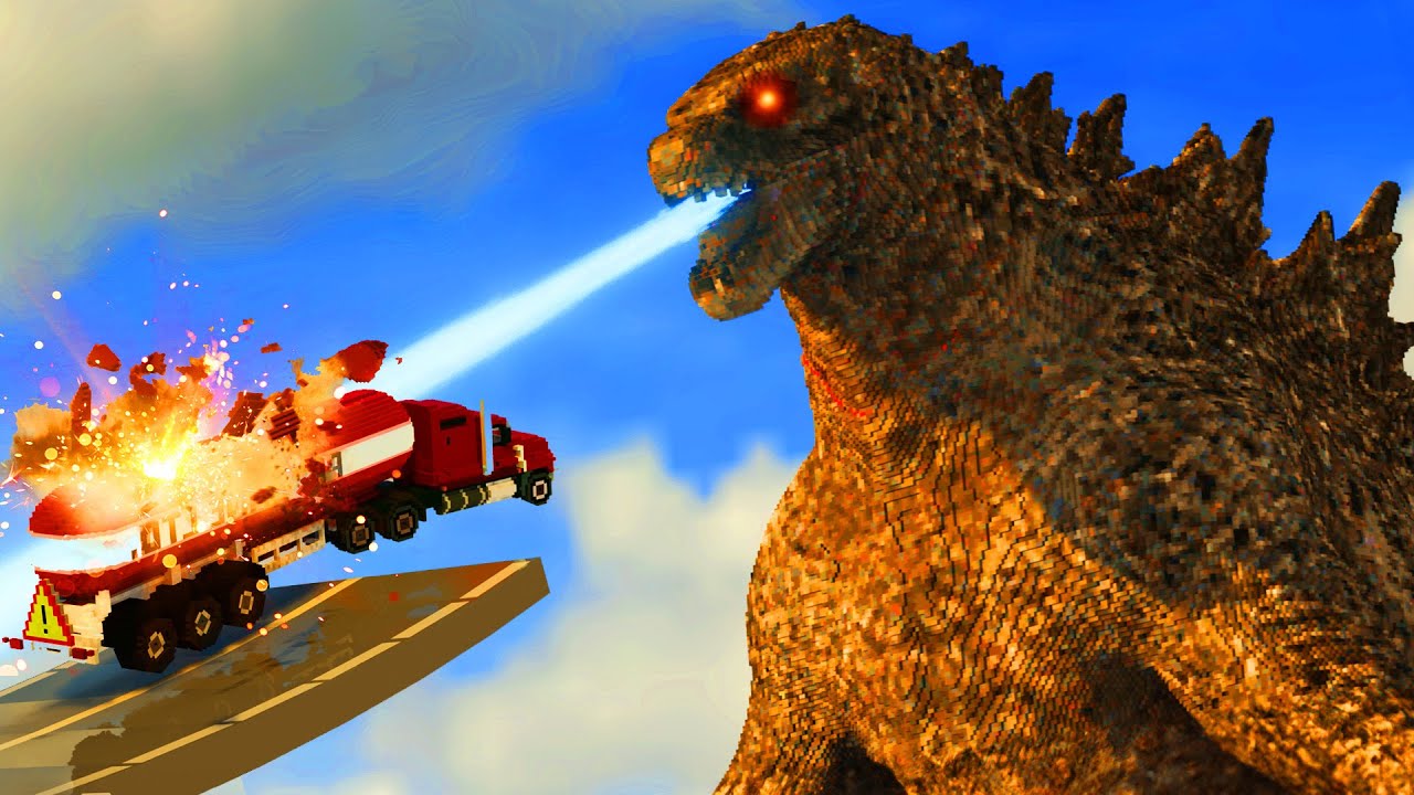 Cars & Planes vs Godzilla 😱 Teardown - YouTube