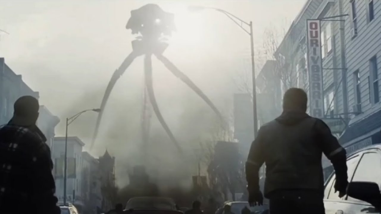 Tripod Rises From The Ground - War Of The Worlds Movie Scene - YouTube