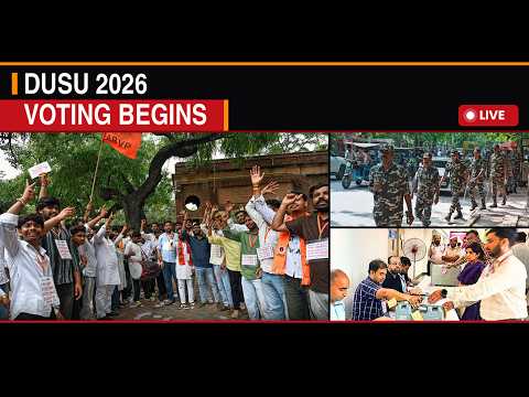 Delhi University Election LIVE | DUSU Elections 2026 | Students Vote To Choose New Leaders | DU News