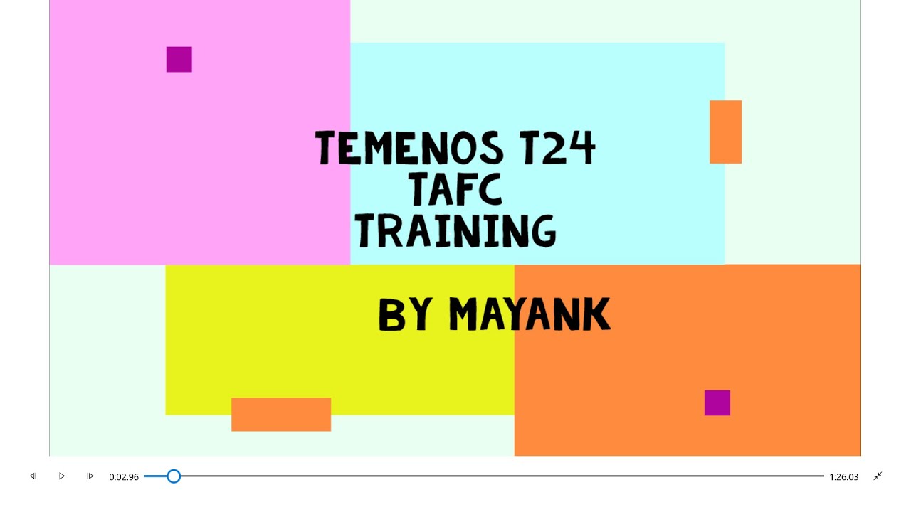 Temenos T24 Tafc Temenos T24 Version Routines Input Routines Youtube