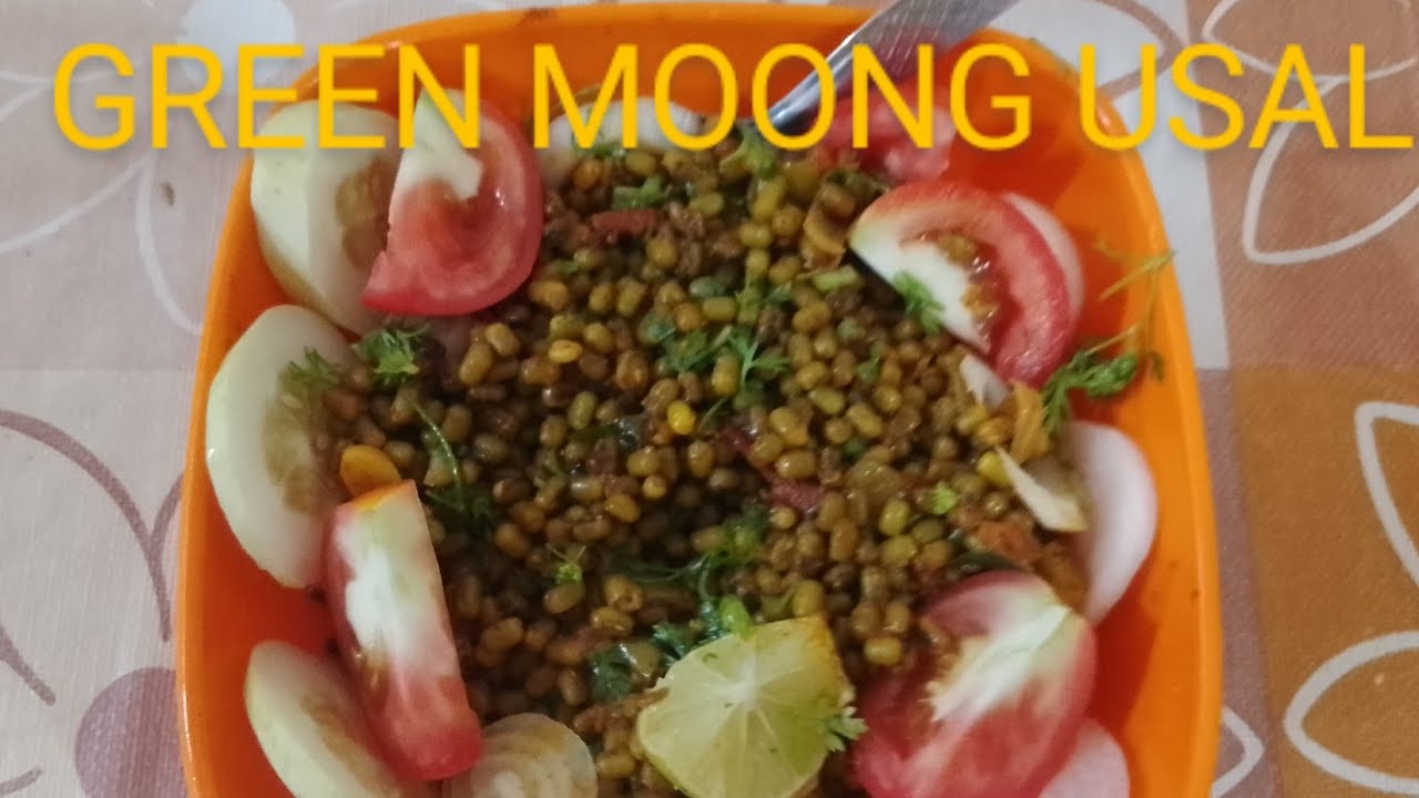 Moong Usal Recipe | Moong dal Usal Recipe | Maharashtrian Vegetarian ...
