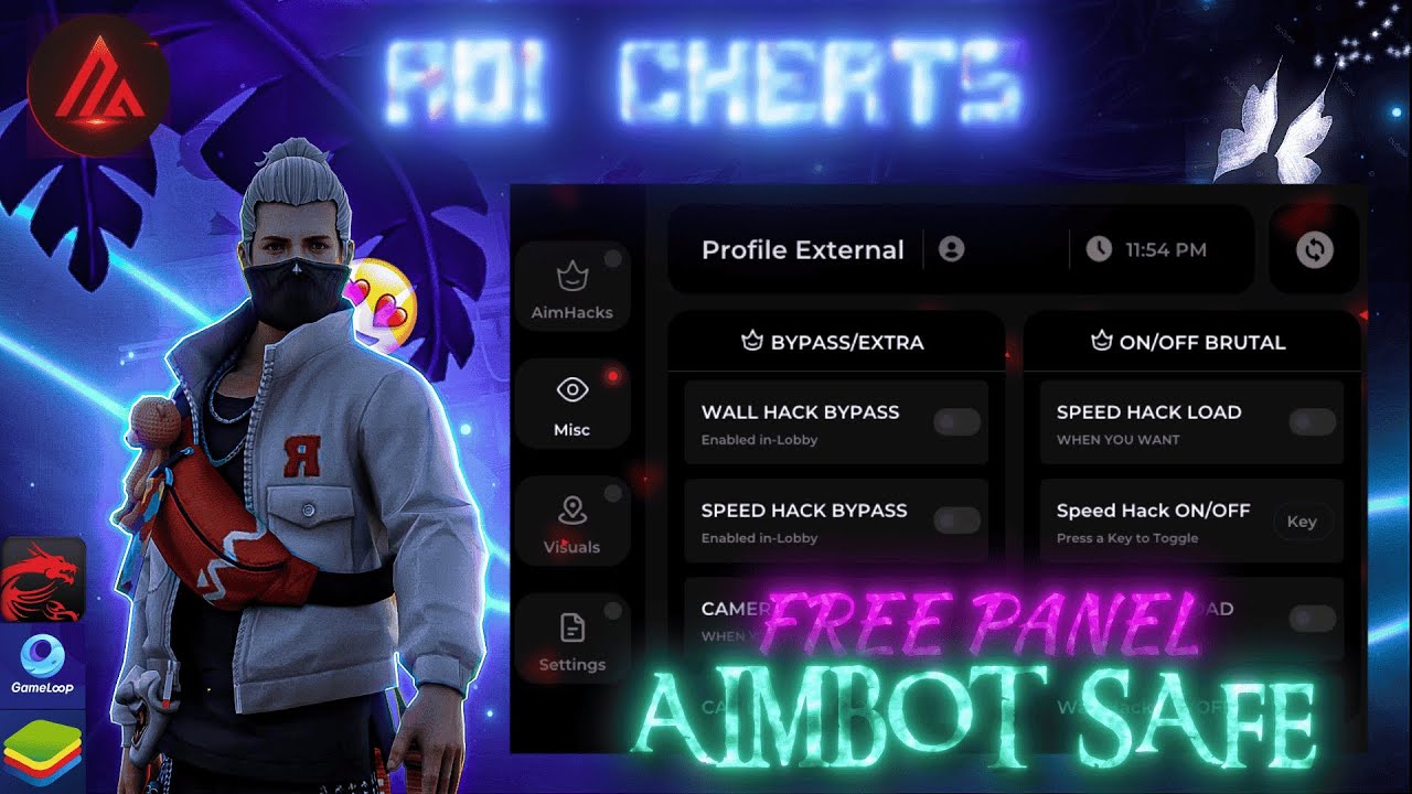 NEW PC 💻 PANEL FOR FREE AIMBOT FREE FIRE 🎯 SNIPER AIMBOT | 100% ANTIBAN | FREE FIRE PC PANEL ...