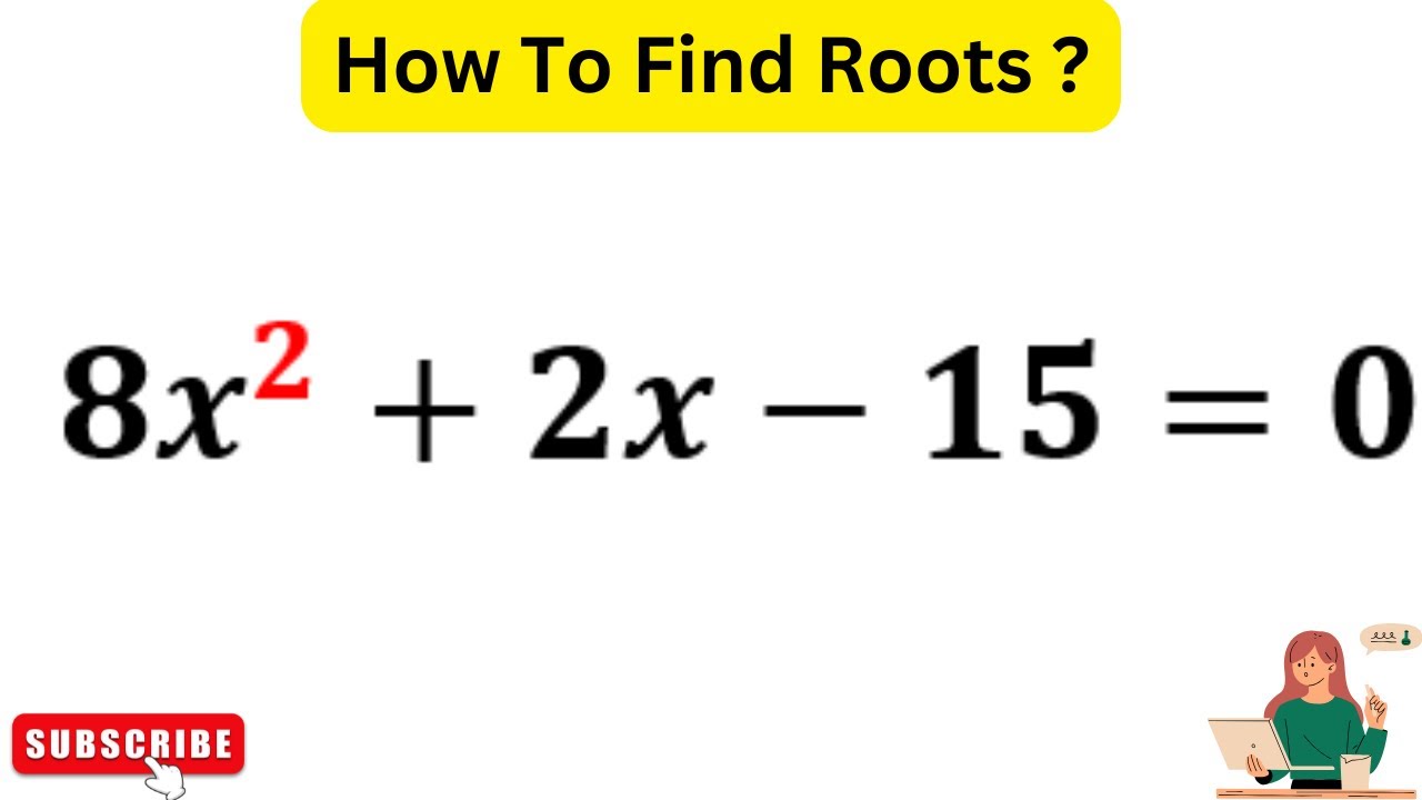 8x^2+2x-15=0 | Simplify Quadratic Equation - YouTube