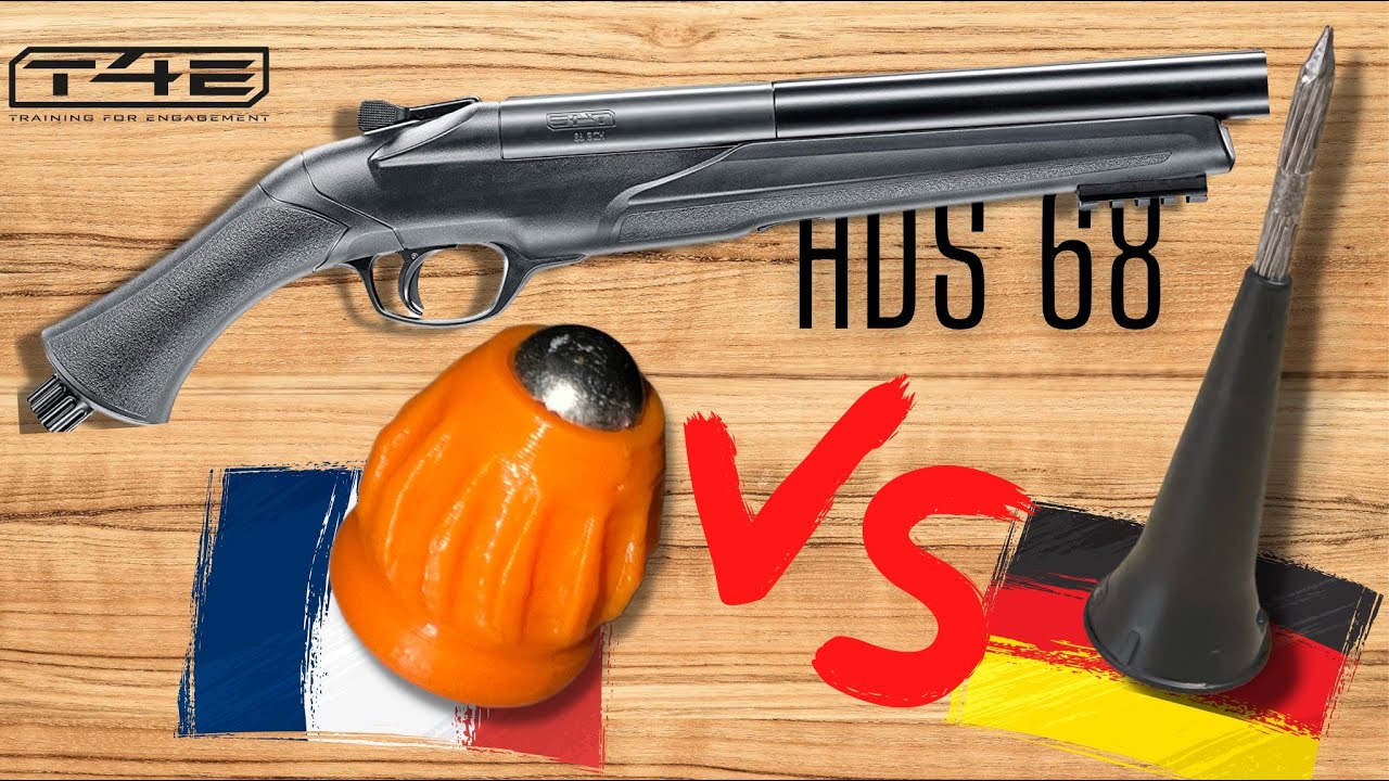 HDS 68 [16 joules] • 68 cal metal-plastic slugs • Made in France VS ...