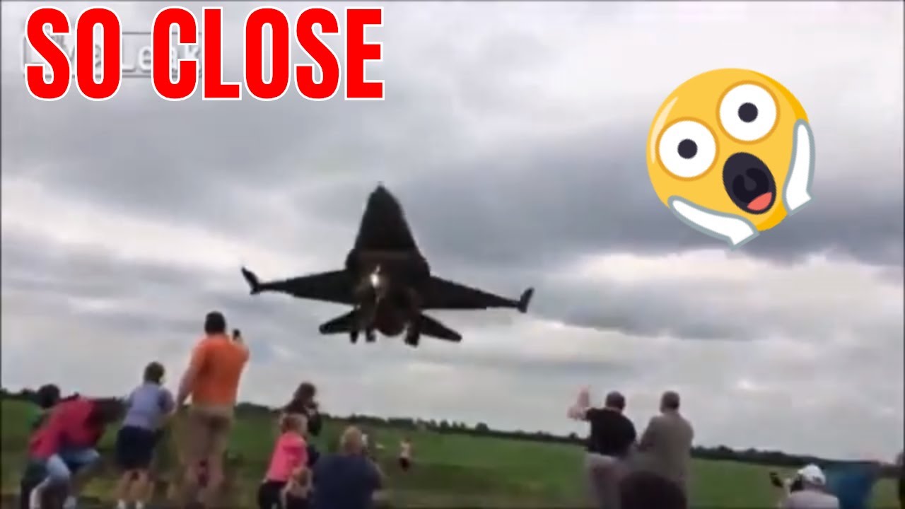 SO CLOSE😱😨BEST OF LOW PASS JET FIGHTERS FLY By's 😨 (over heads) - YouTube